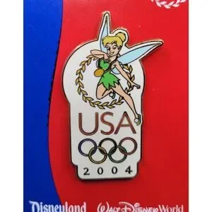 Disney | Jewelry | Disney World Tinkerbell 204 Usa Olympic Rings ...